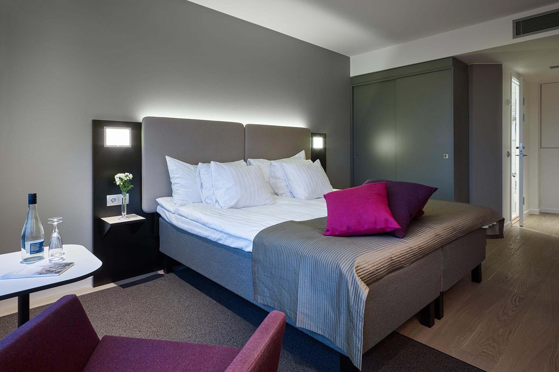 Standard room at Gothia Towers in Gothenburg