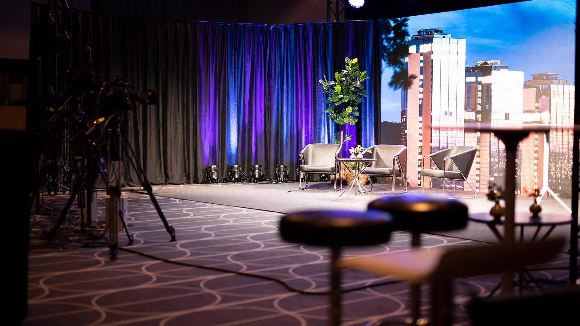 Use our digital studio at Gothia Towers for your digital meetings