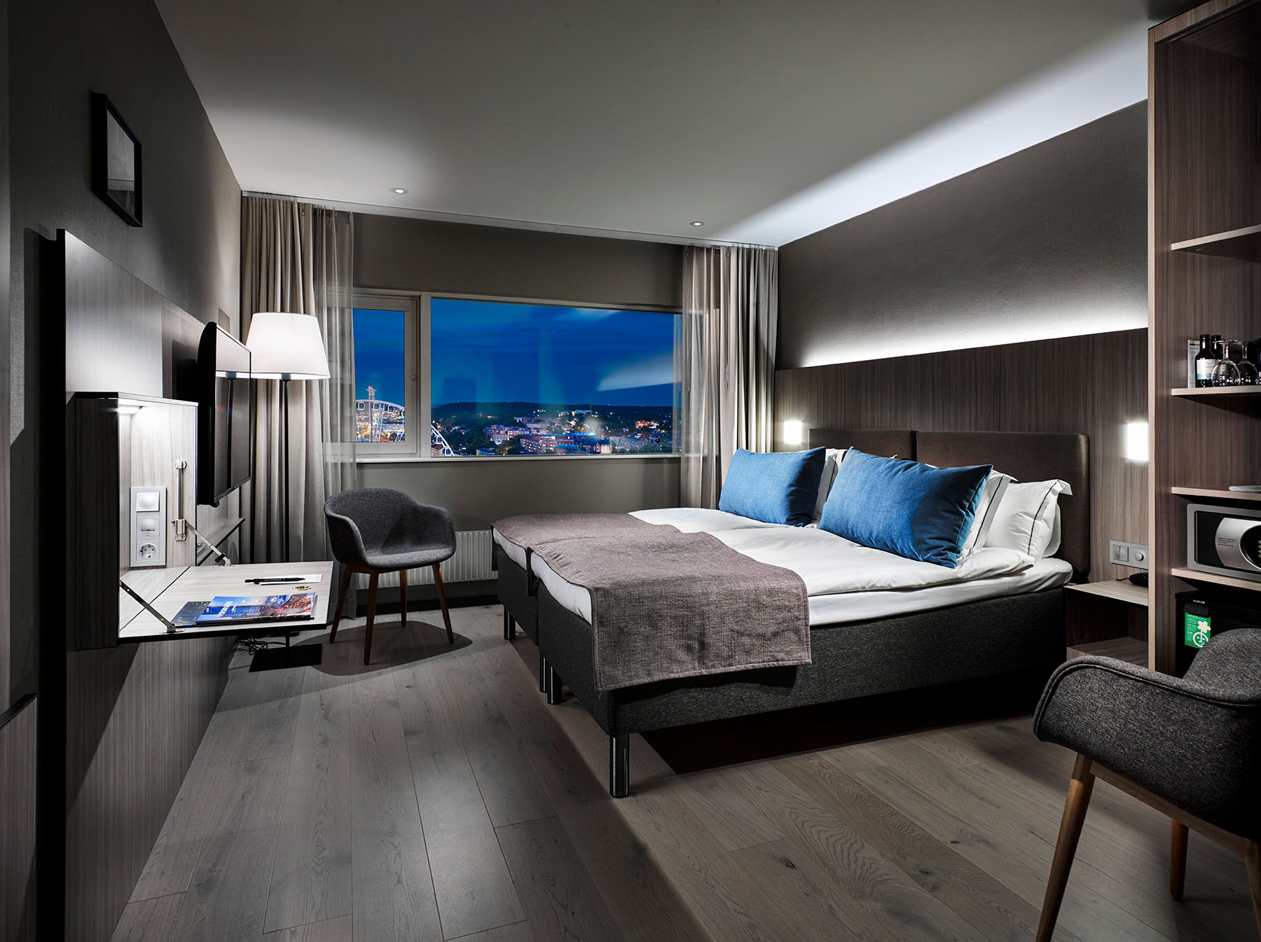 Accessible Standard room at Gothia Towers in Gothenburg