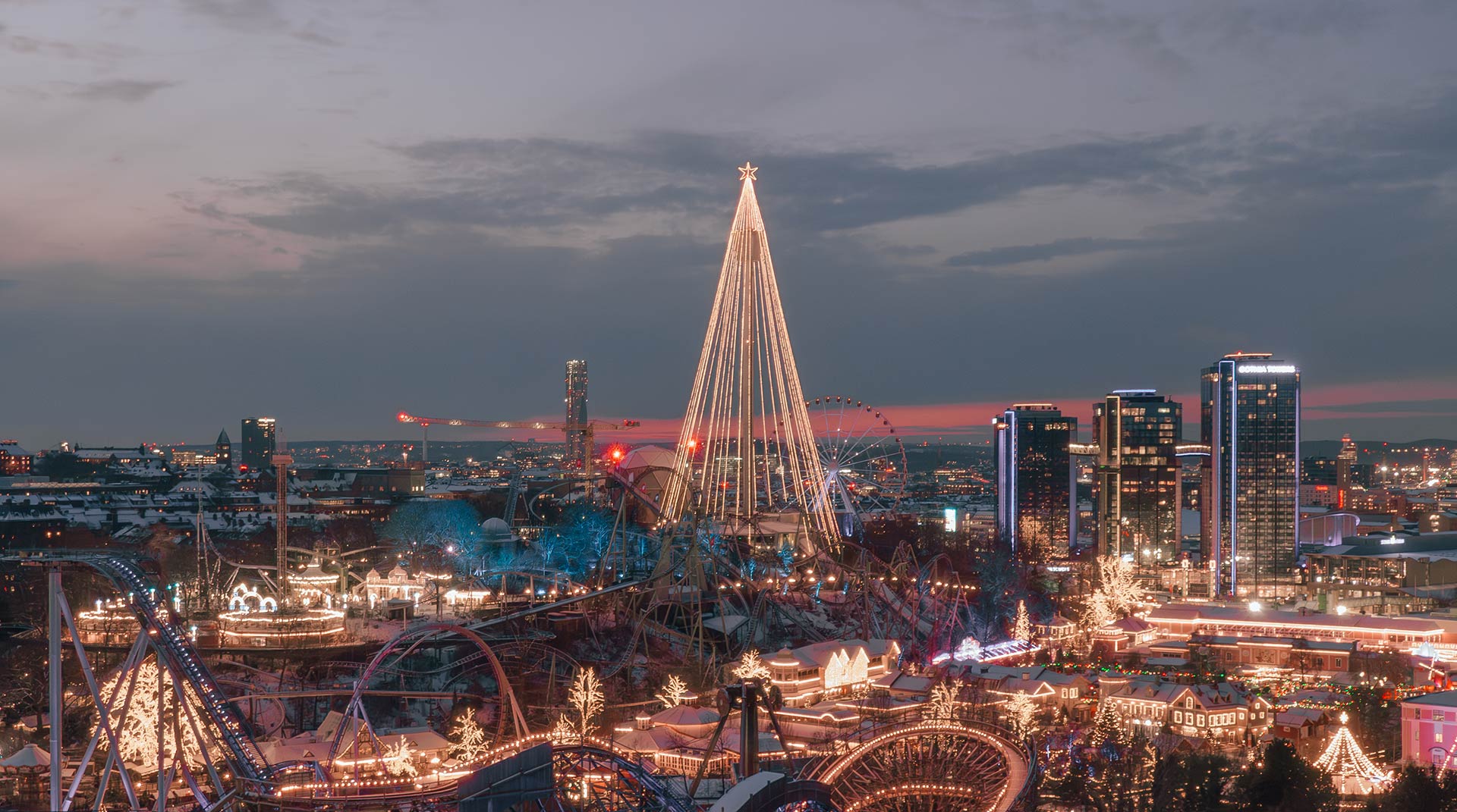 Visit Gothia Towers in Gothenburg during Christmas